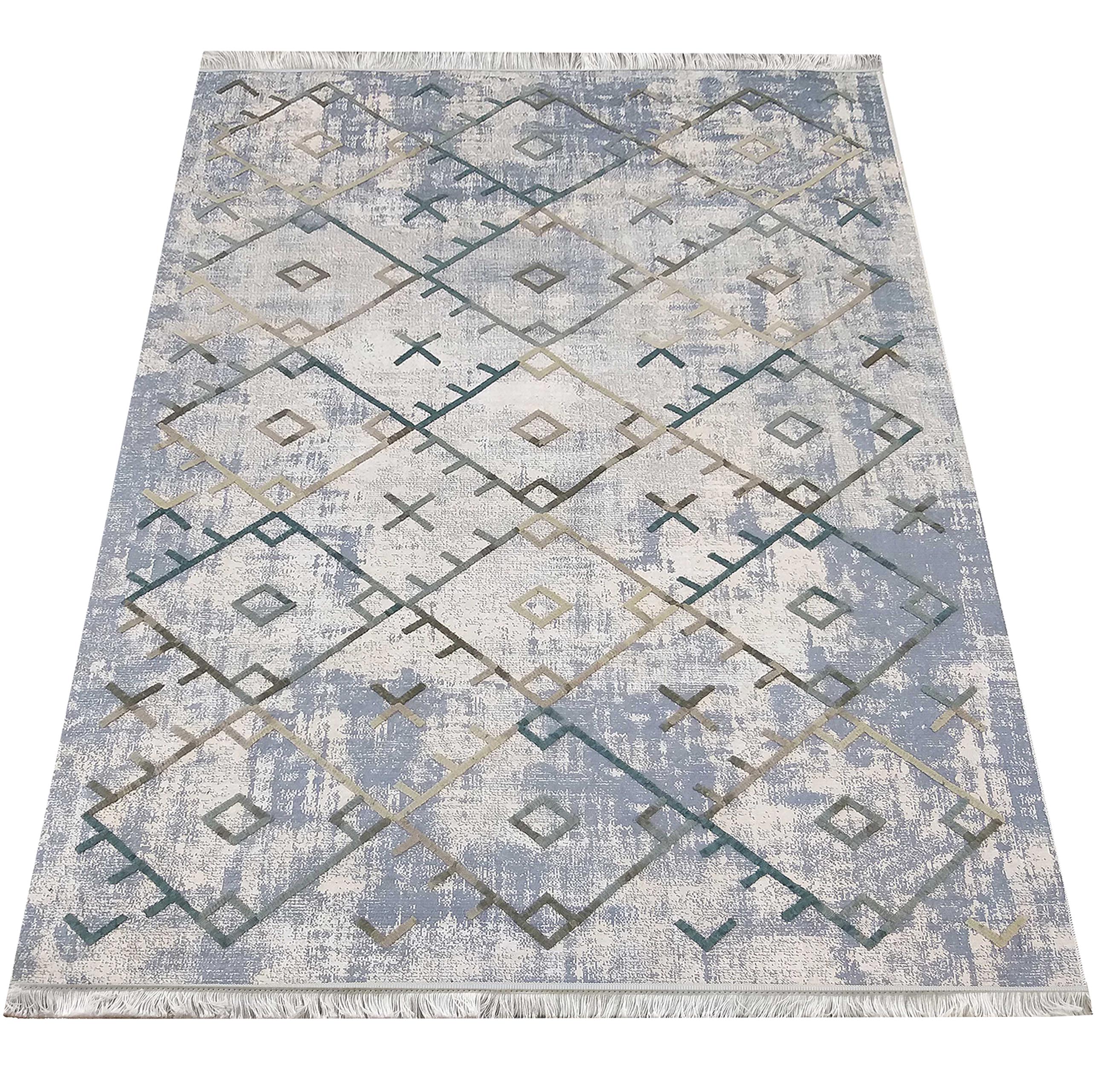 Dywan Nowoczesny HYPNOTIK 02 Szary | Szary | 120 x 180 cm | HYPN-02-120X180