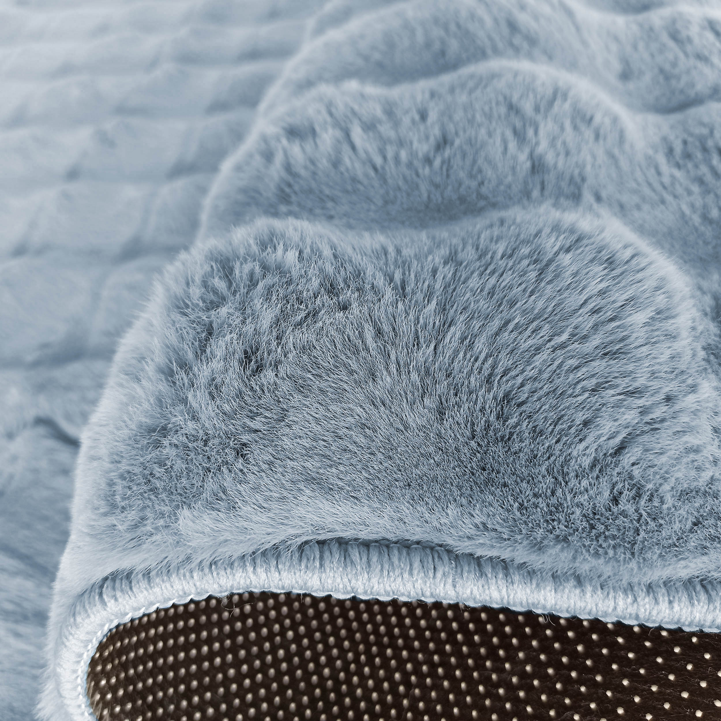 Dywan Merlin 3D Shaggy Typu Rabbit - Niebieski | 80 x 150 cm | MERLIN ...