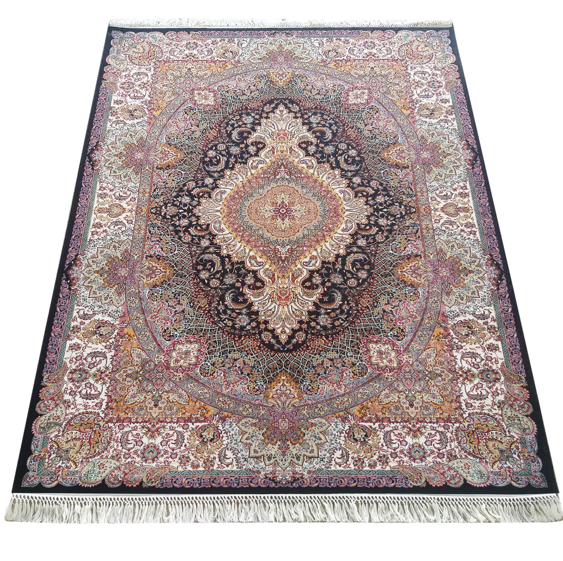 Dywan ekskluzywny Pers 03 - czarny | Wielokolorowy | 300 x 400 cm ...