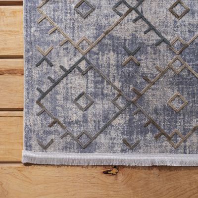 Dywan Nowoczesny HYPNOTIK 02 Szary | Szary | 120 x 180 cm | HYPN-02-120X180