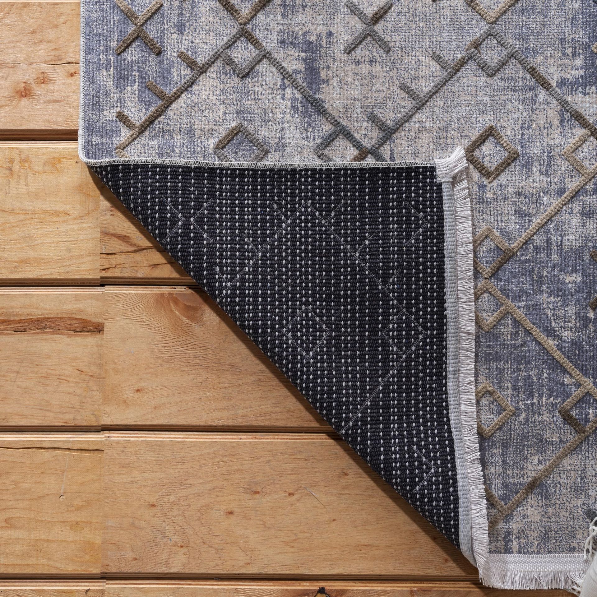 Dywan Nowoczesny HYPNOTIK 02 Szary | Szary | 120 x 180 cm | HYPN-02-120X180